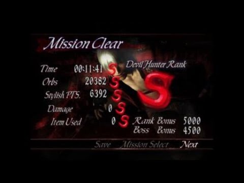 Devil May Cry 3 HD Mission 7 DMD SS Rank - Vergil 1 - YouTube