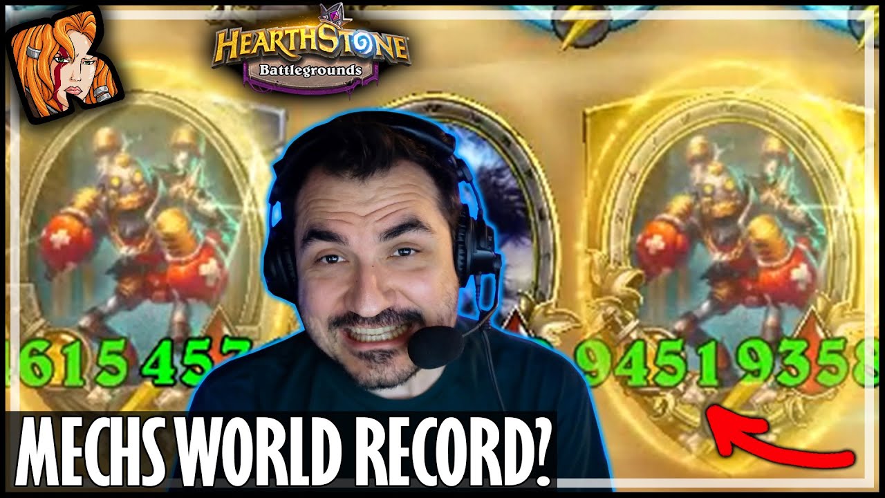 MECH STATS OVER 9000?! - Hearthstone Battlegrounds - YouTube