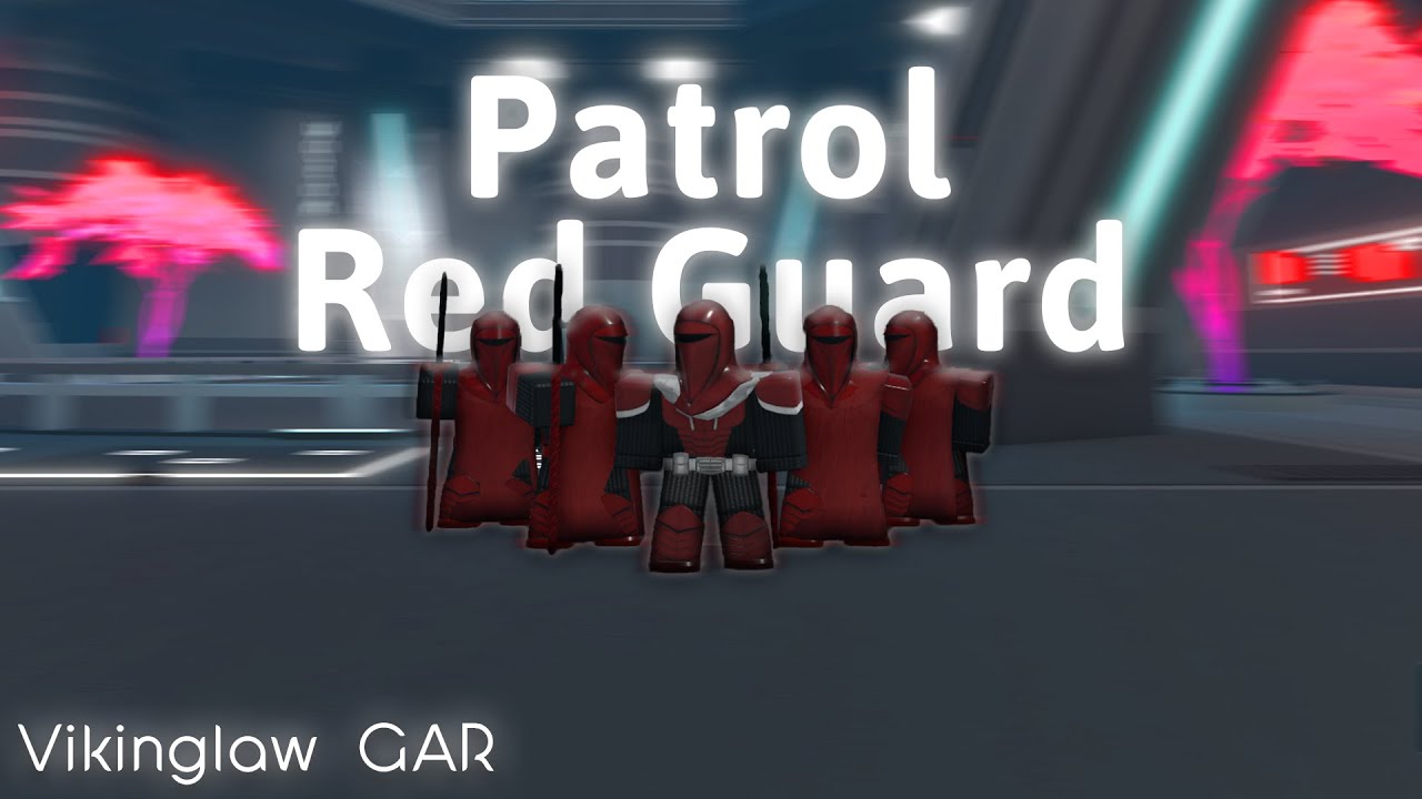 Star wars Corscant Red Guard Patrol. - YouTube