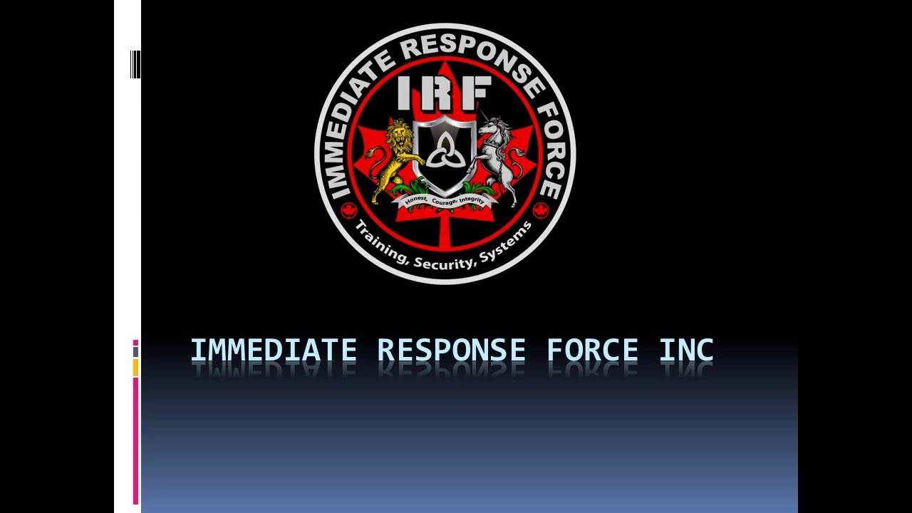 IMMEDIATE RESPONSE FORCE INC COMMERCIAL - YouTube
