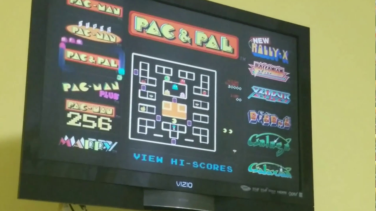 Pac Man Plug and Play Game - YouTube