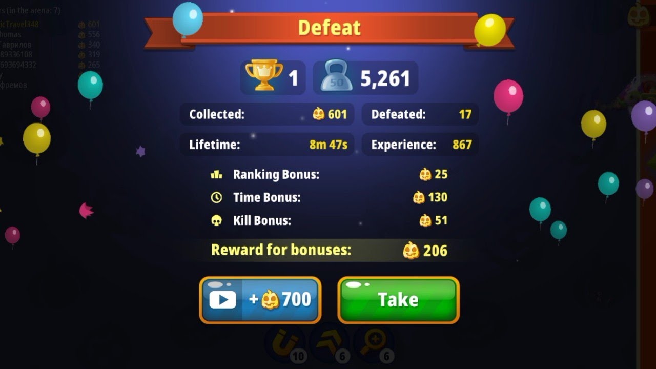 Part- 331 Rank 1 Score 5,261 Worms Zone .Io Hungry Snake game play ...