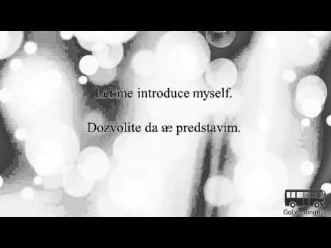 Learn Bosnian Phrases - Greetings and General Words via Videos by ...