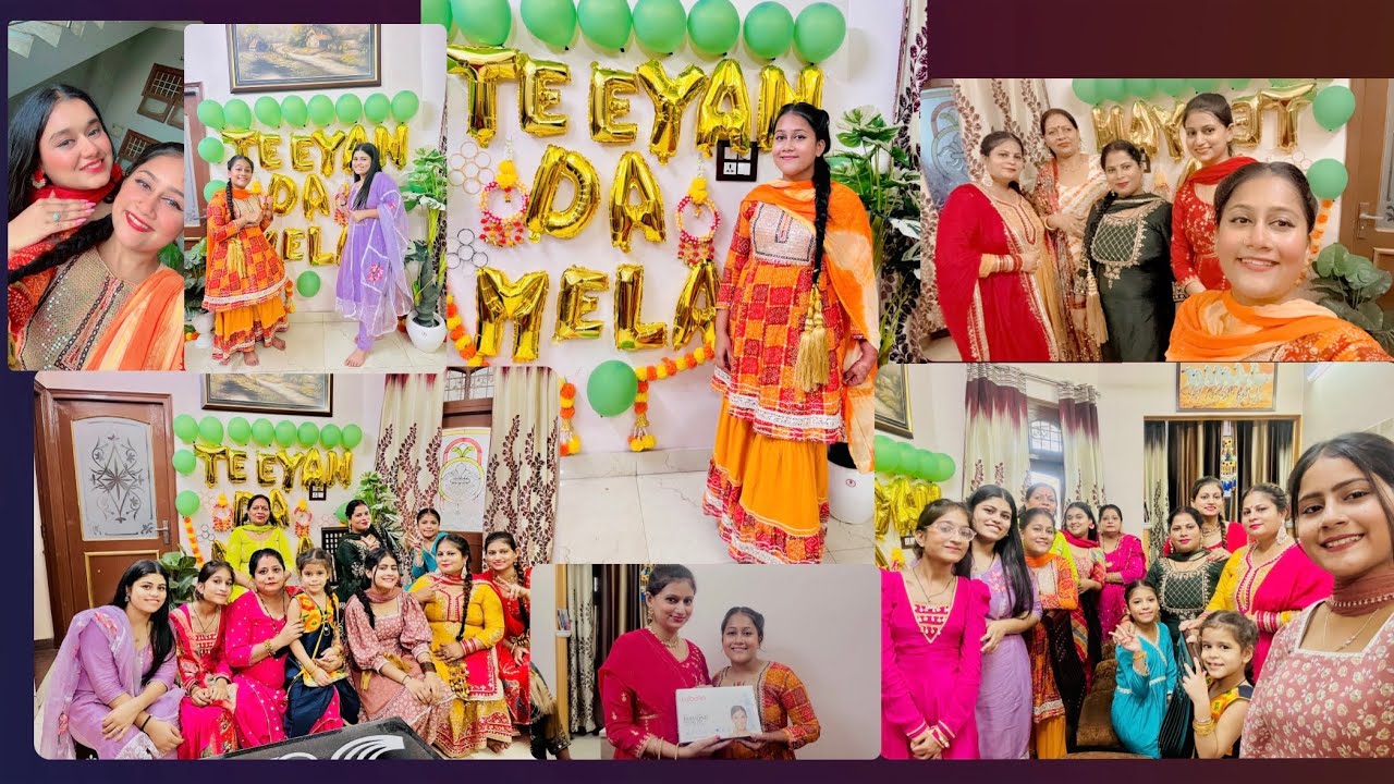 Teeyan da mela celebration😍🌈🧿 ️ - YouTube