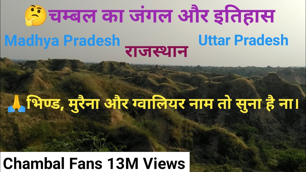 🤔चम्बल और बीहड़।world famous forest। chambal daku।Dacoits of chambal ...