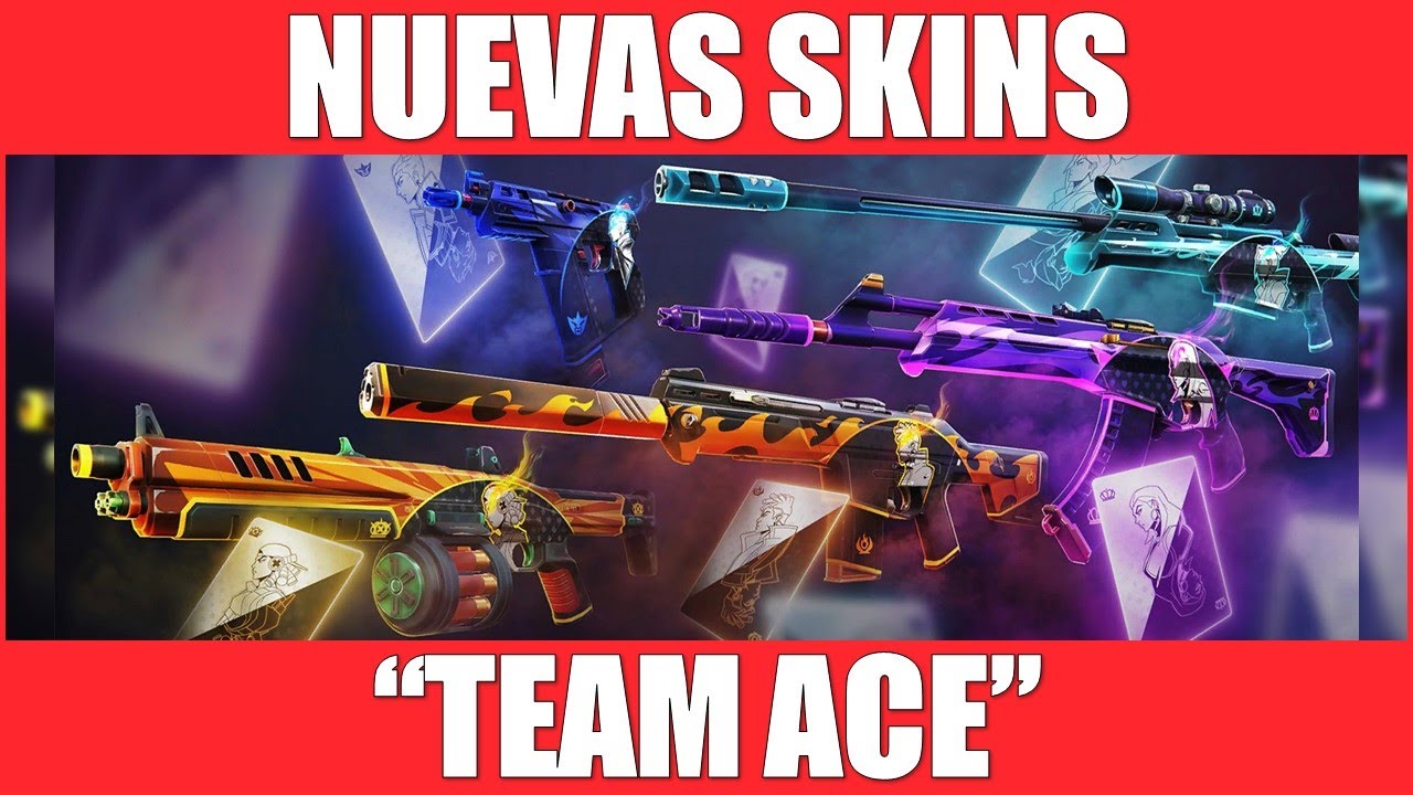 NUEVO PACK DE SKINS TEAM ACE PARA VALORANT - YouTube