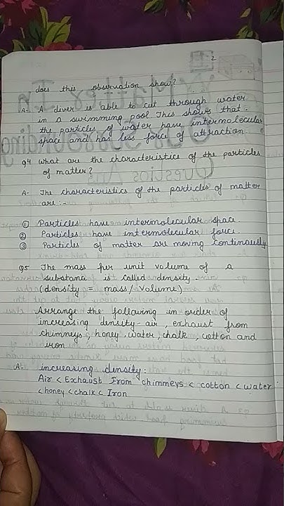 NCERT solution class 9.science chapter 1.Matter in our surrounding ...