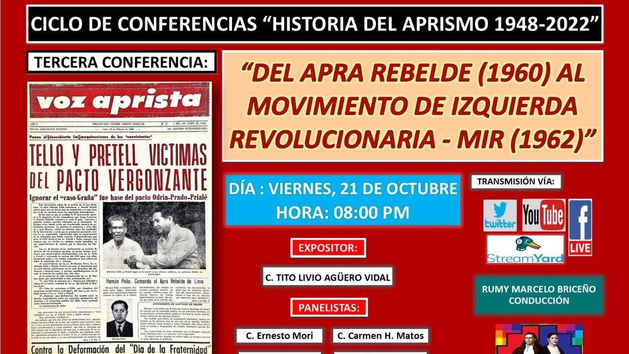 Del Apra-Rebelde (1960) al Movimiento de Izquierda Revolucionaria-MIR ...