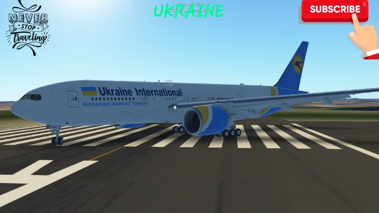 Toronto - Boryspil Ukraine/ Ukrainian Airlines B777-200ER / 🔴Infinite ...