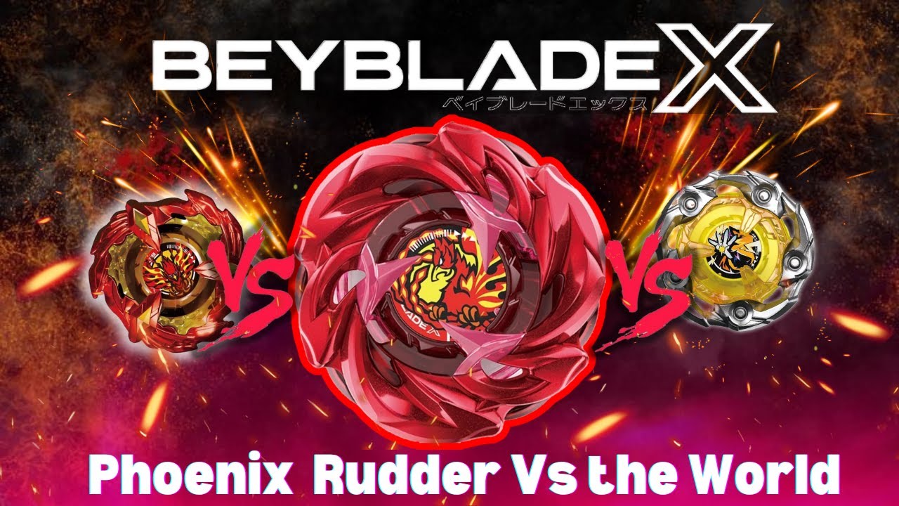 TOP-TIER BALANCE | Phoenix Rudder Vs Tournament Decks | Beyblade X ...