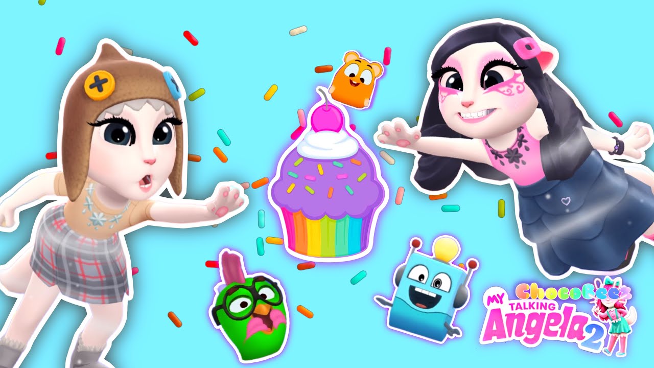 Level 349 - My Talking Angela 2 - BUBBLE TROUBLE 💦😱🥶 - YouTube