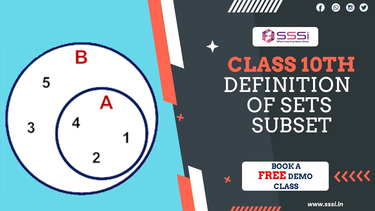 Set and Subsets| Class 10 Maths - YouTube