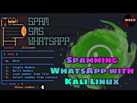 Send Spoof WhatsApp SMS using Kali linux 2022 | WhatsApp Bombbing | Spam Wp SMS #linux Tech ...