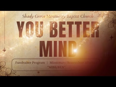 SGMBC - “You Better Mind” Program 2025 - YouTube