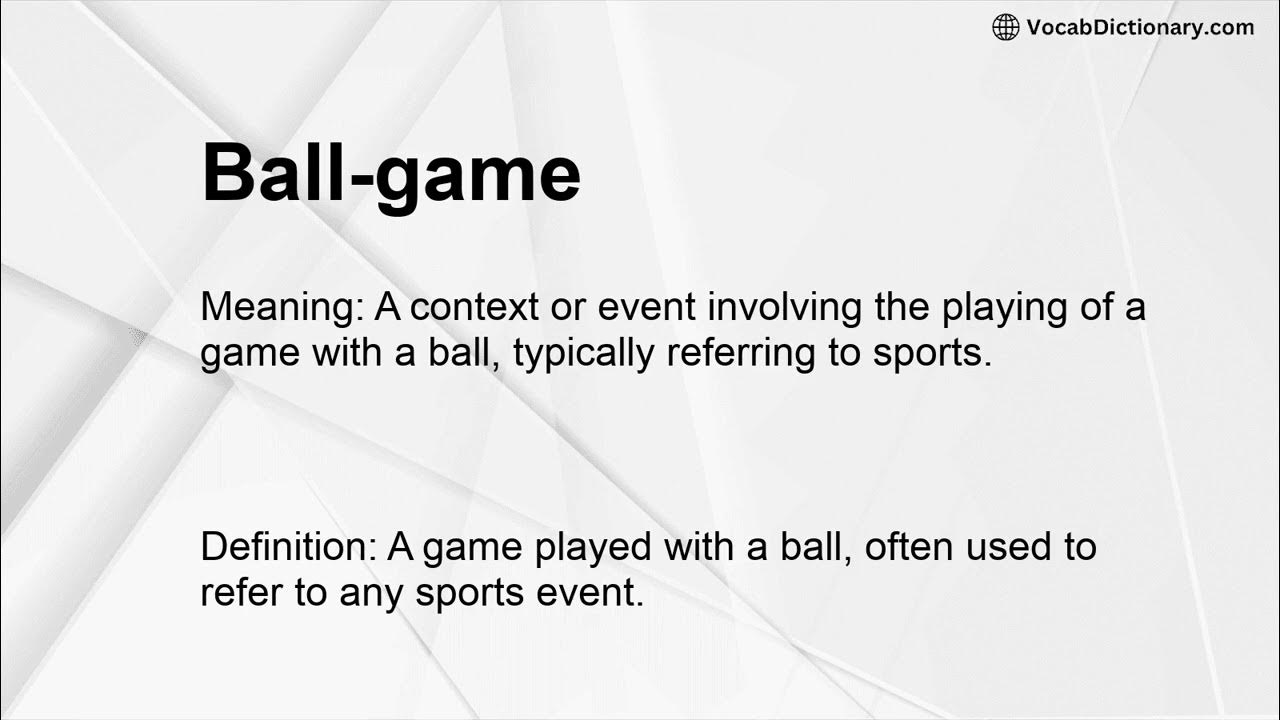 Ball game Meaning YouTube ball-game-meaning-youtube