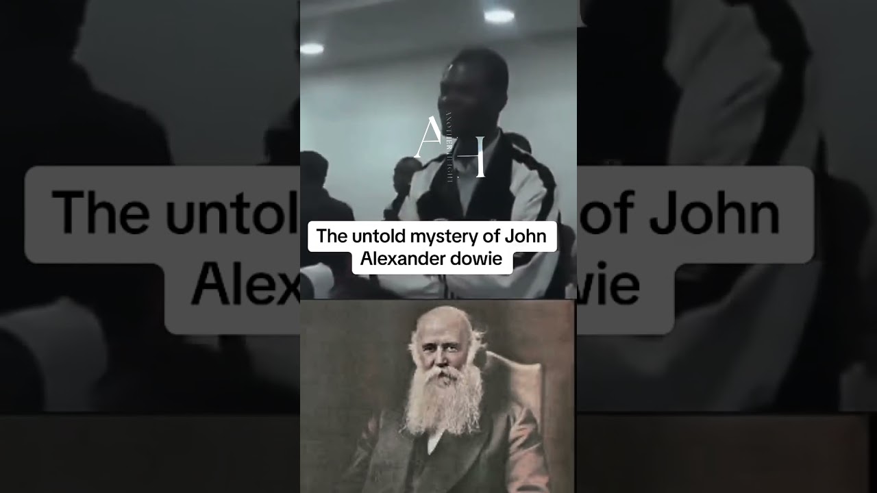 the untold Truth of Alexander dowie #apostle #gospel - thejesusculture