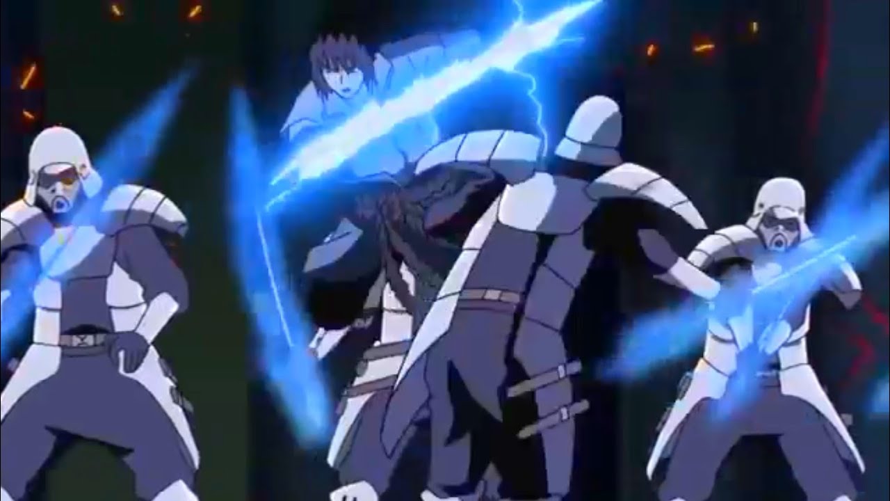 Five Kage Summit / Sasuke fights the samurai swordsman / Engdub / part1 ...