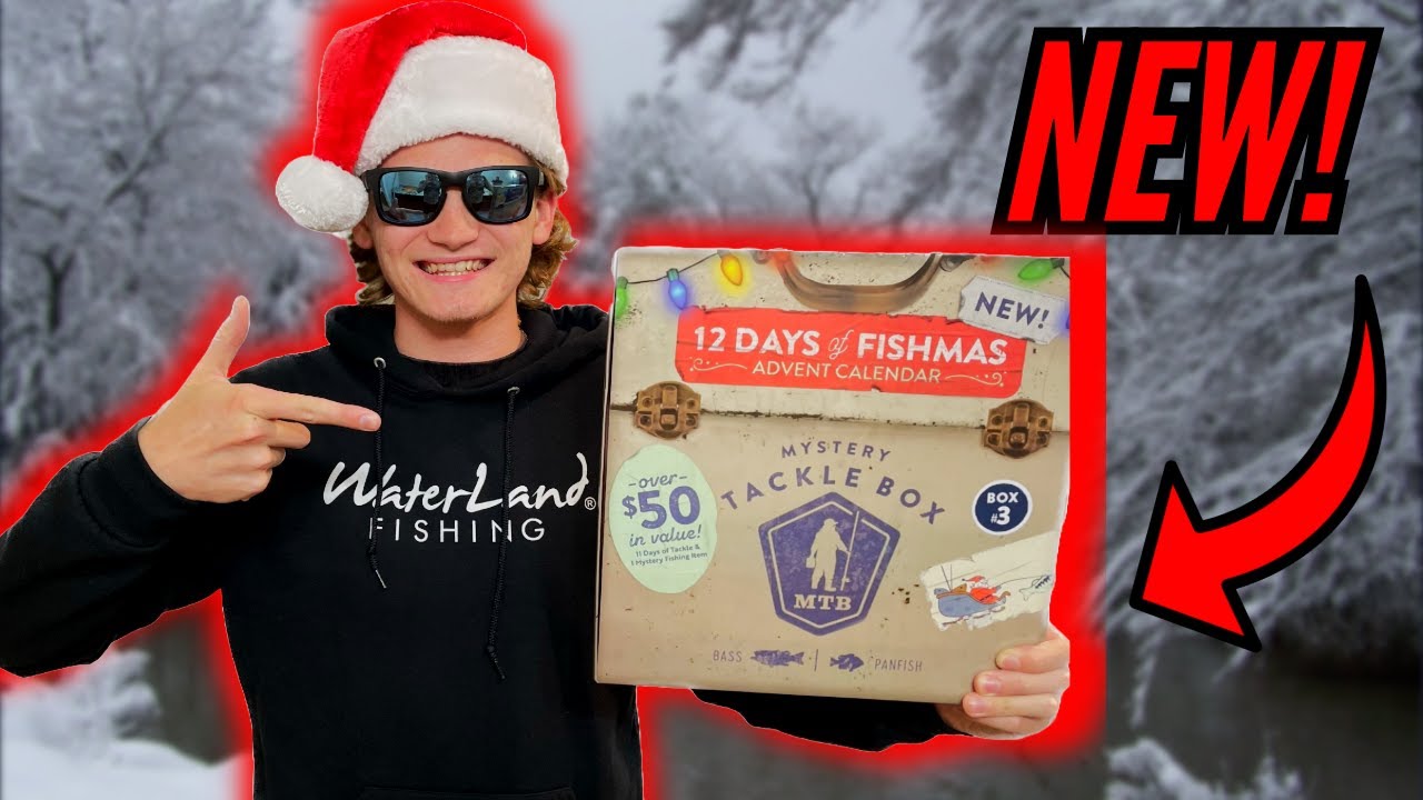 Fishing With 12 Days of FISHMAS Lures ONLY! (Christmas Challenge) - YouTube