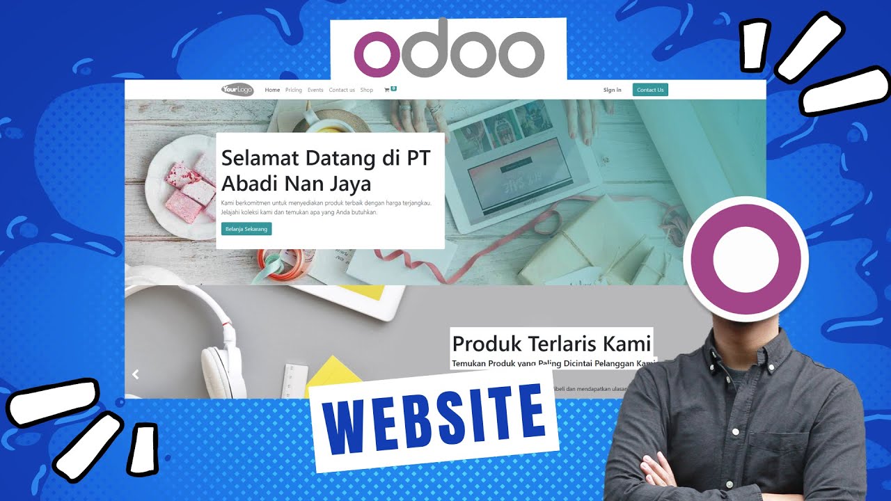[ODOO 16] Modul Website Odoo: Home, Succes Story, Pricing, Events, Shop ...