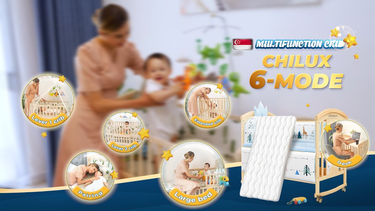 Chilux 6 mode Multi function Crib - Baby Crib With International ...