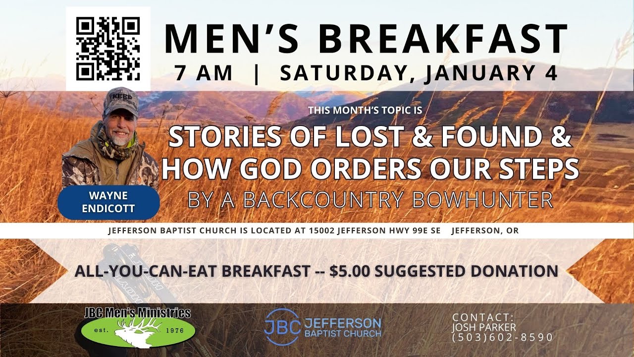 01-04-25 JBC Men's Breakfast - Speaker Wayne Endicott - YouTube