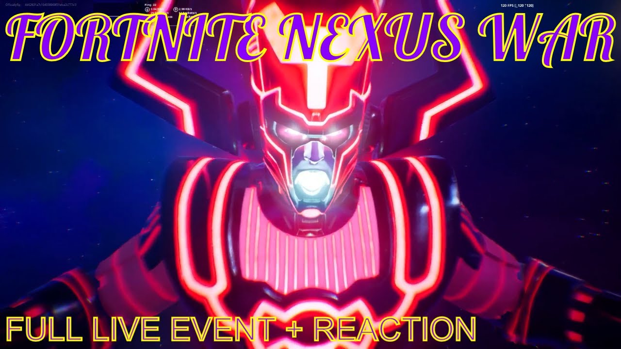Fortnite - Nexus War Live Event: DEFEATING GALACTUS - YouTube