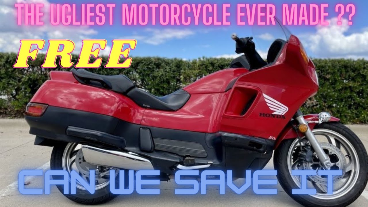 THE UGLIEST MOTORCYCLE EVER MADE ? 1998 HONDA PC800 CAN WE SAVE IT FROM ...