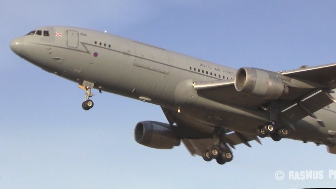The old L-1011 Tristar! Royal Air Force (RAF) takeoff and landing - YouTube
