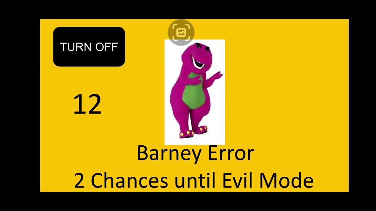 Barney Error 2 - YouTube