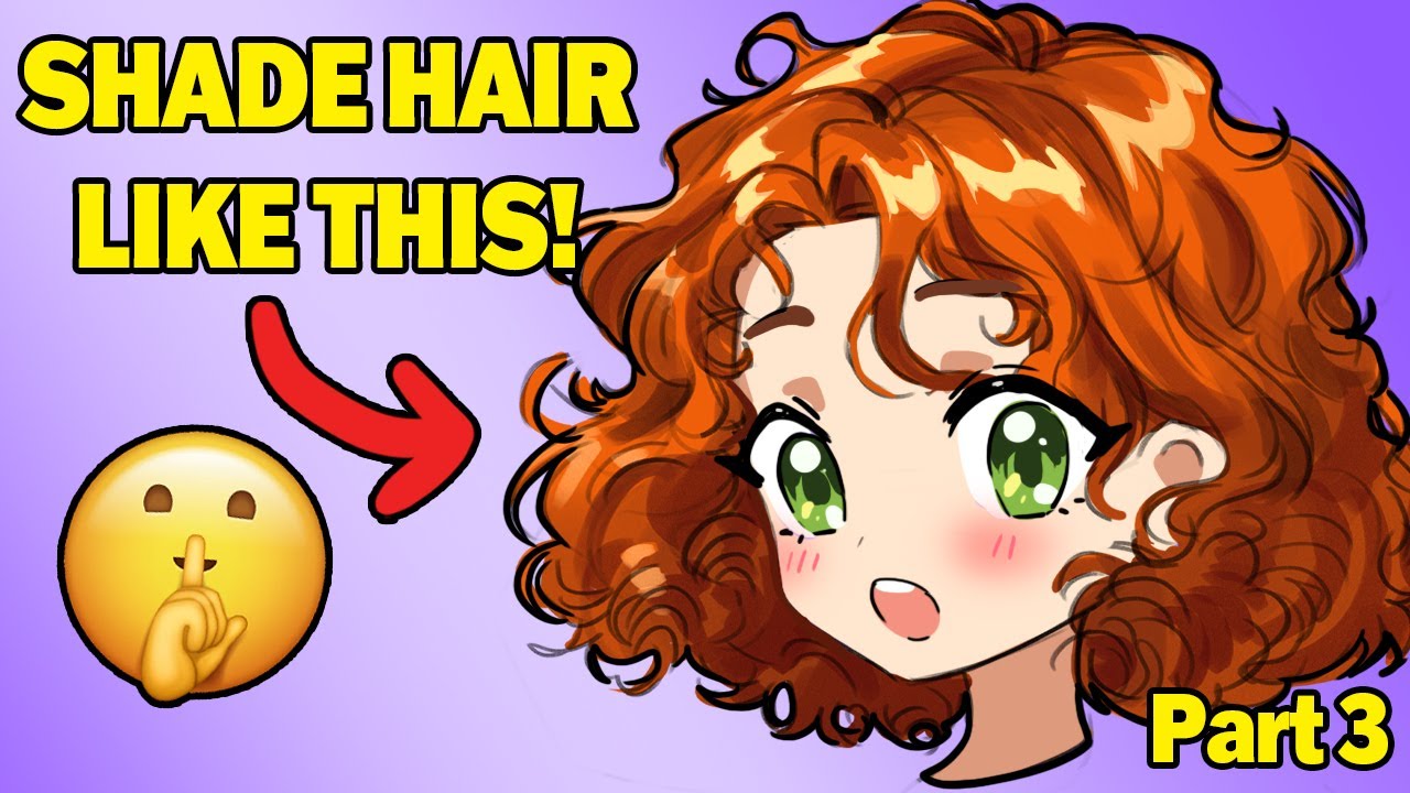 The PERFECT Anime Hair Shading Tutorial | Part 3 - Texture - YouTube