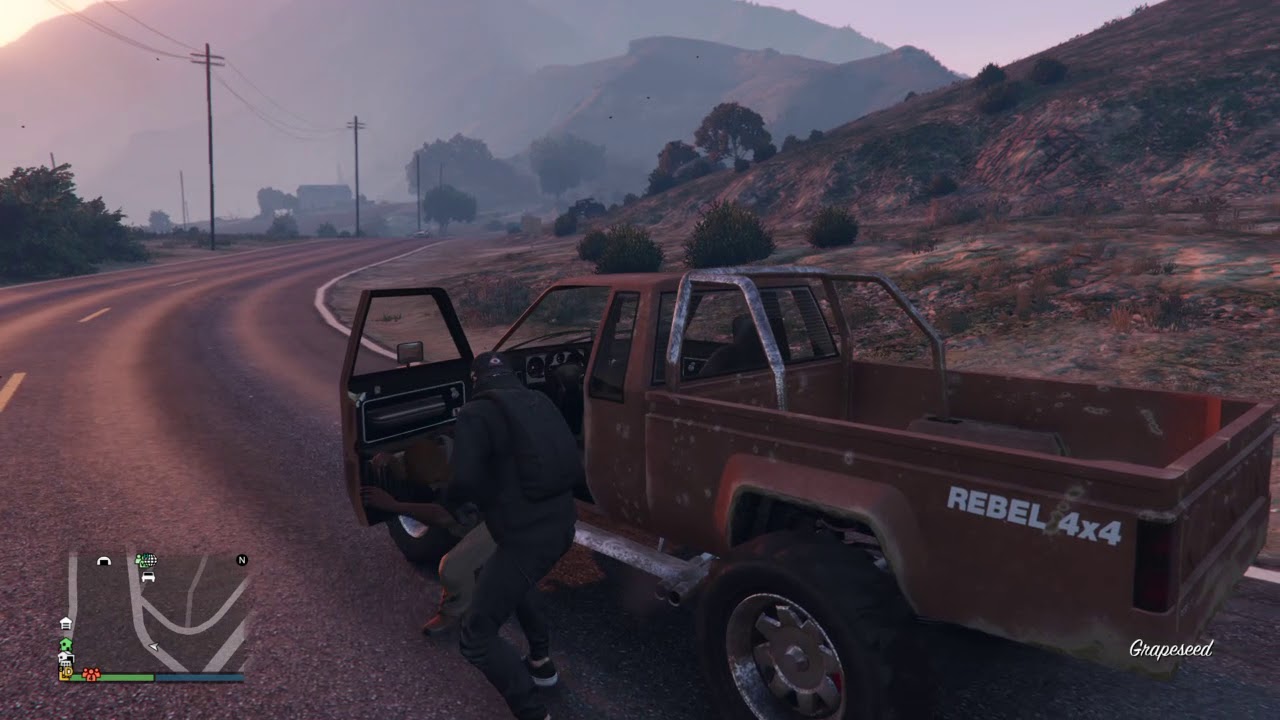 Drive up a mountain with new truck - YouTube