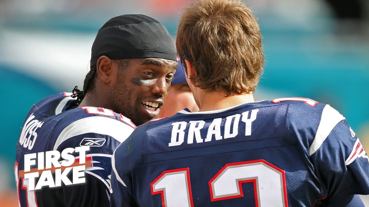 Randy Moss reacts to Tom Brady leaving the Patriots | First Take - YouTube