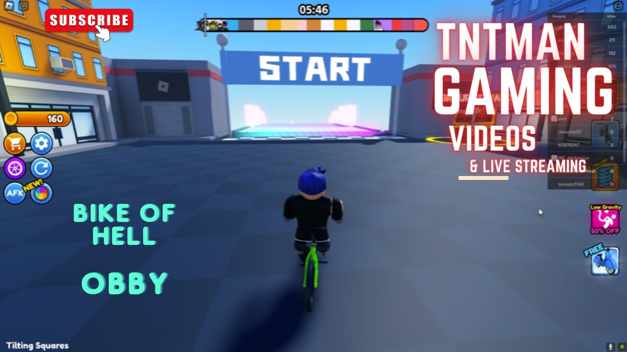 Roblox Bike Of Hell Obby Gameplay - YouTube