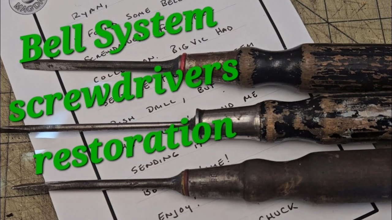 Bell system screwdriver restorations, probably not what you expect ...