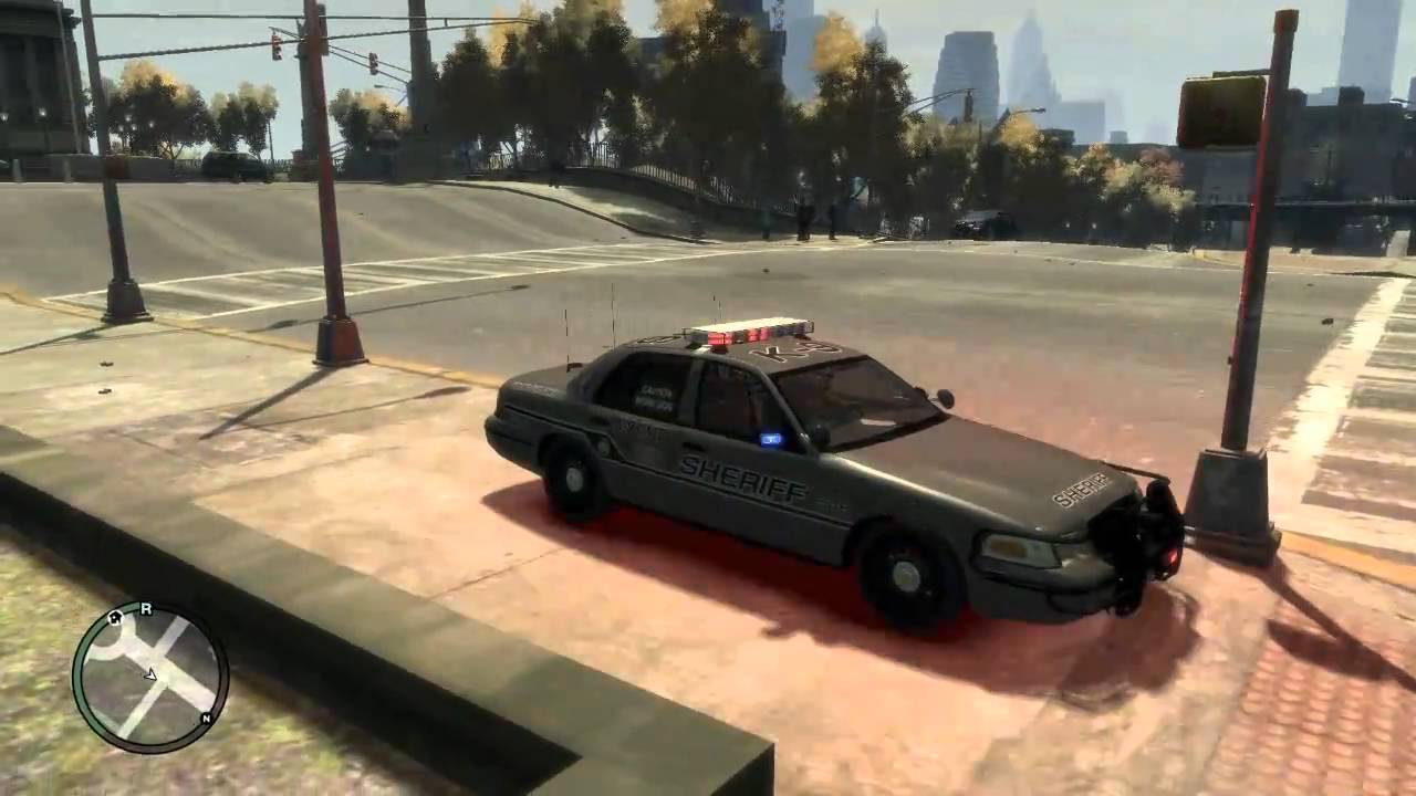 GTA IV Police MOD CVPI K9 - YouTube