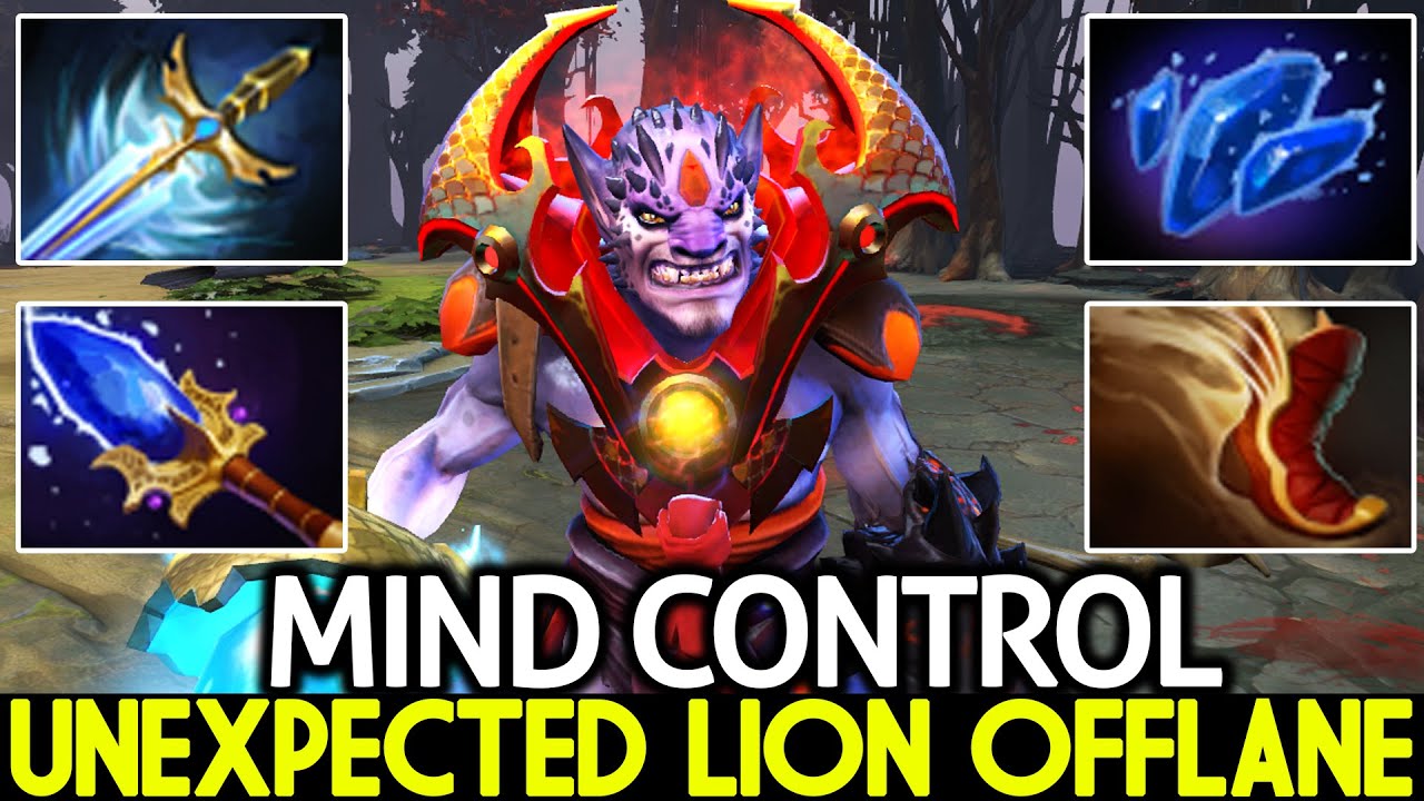 MIND CONTROL [Lion] Unexpected Lion Offlane with Scepter Build Dota 2 ...