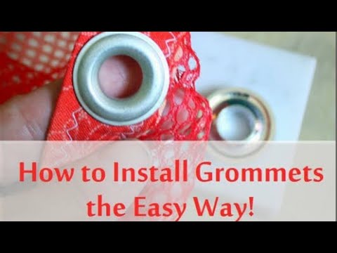EASIEST WAY TO FIX EYELET MANUALY WITHOUT ANY MACHINE - YouTube