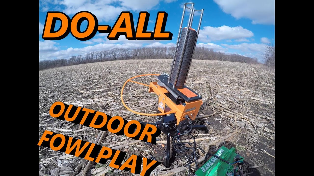 DO-ALL OUTDOOR FOWLPLAY AUTOMATIC TRAP THROWER REVIEW - YouTube