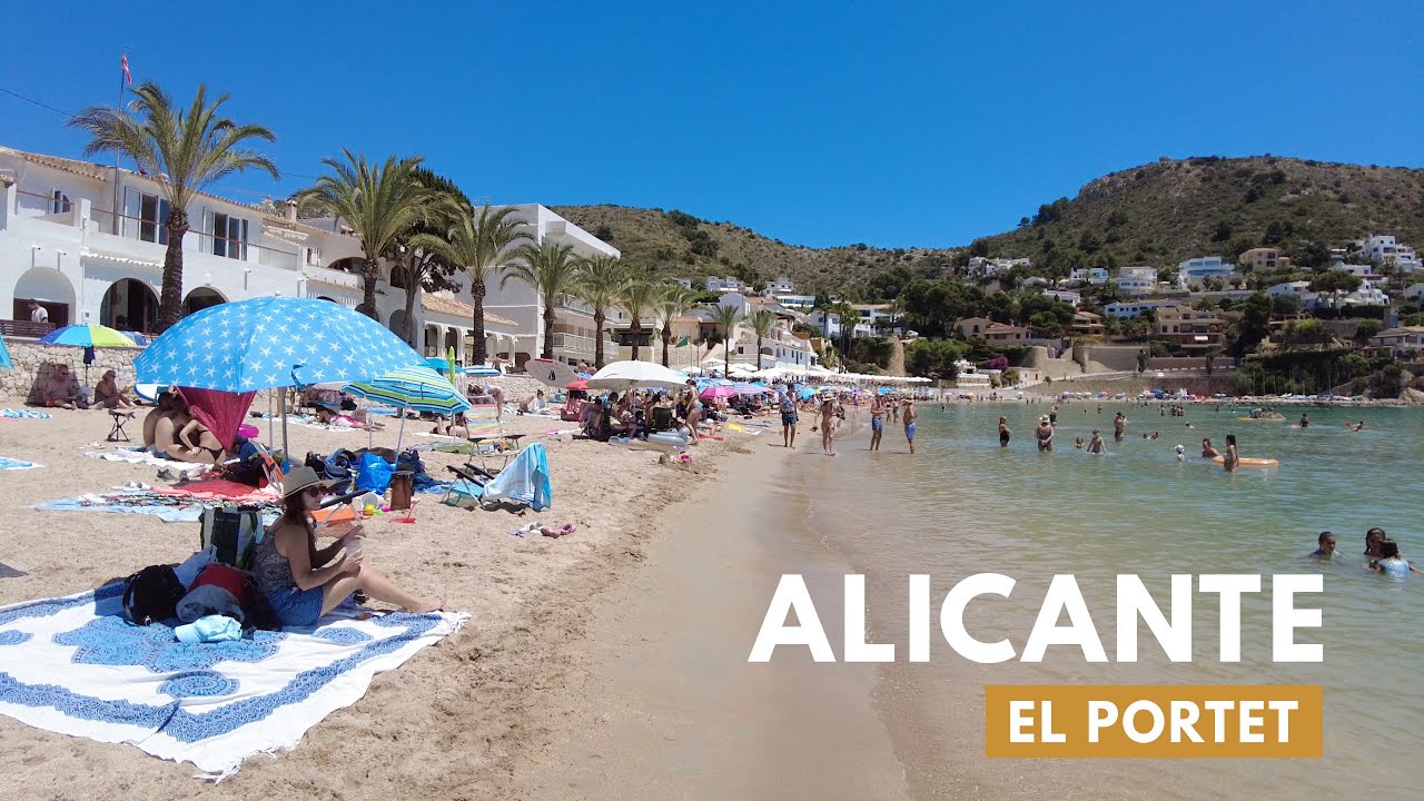 Alicante Beach Walk 2023 - El Portet / SPAIN - YouTube