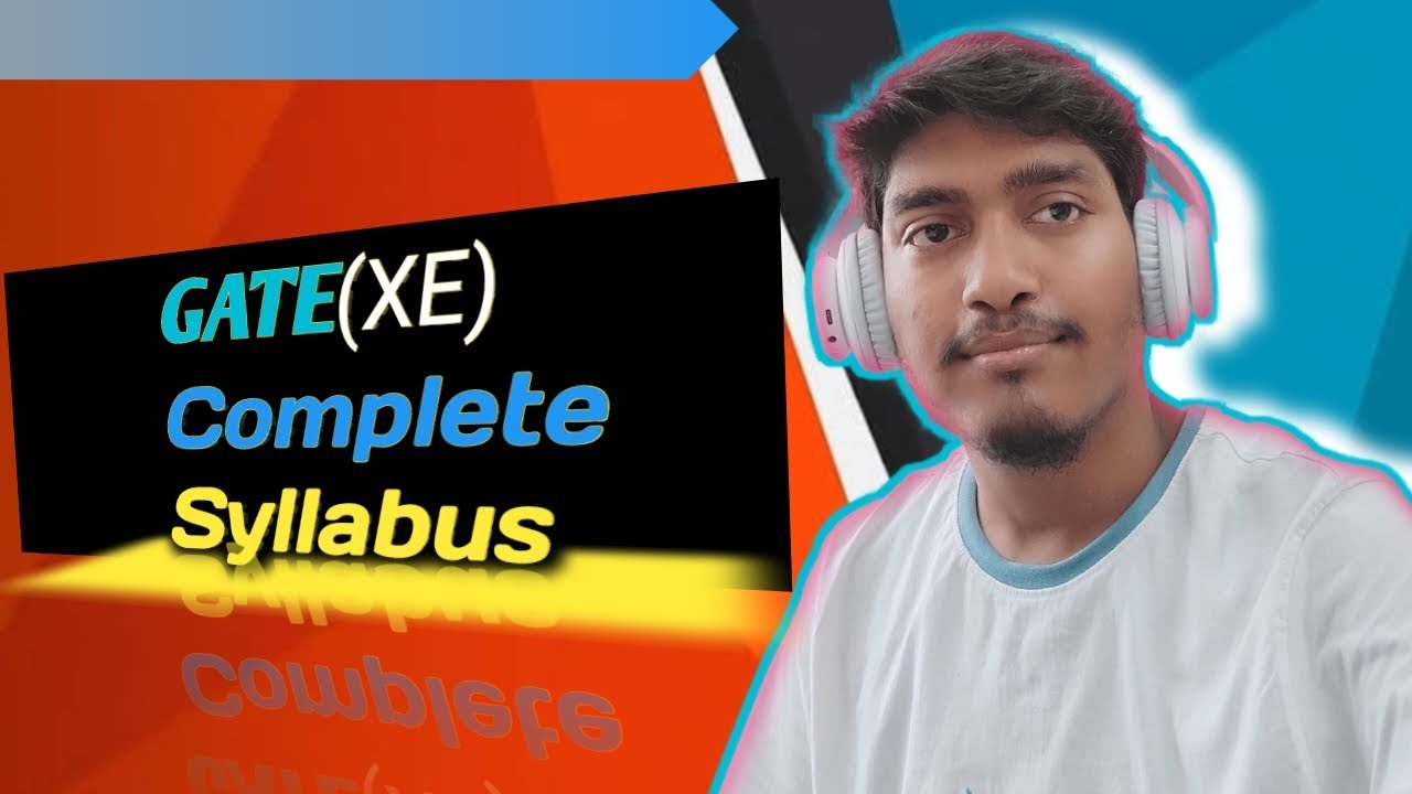 Complete Syllabus for GATE(XE)||Engg.Science #gateexam #syllabus #ATK # ...