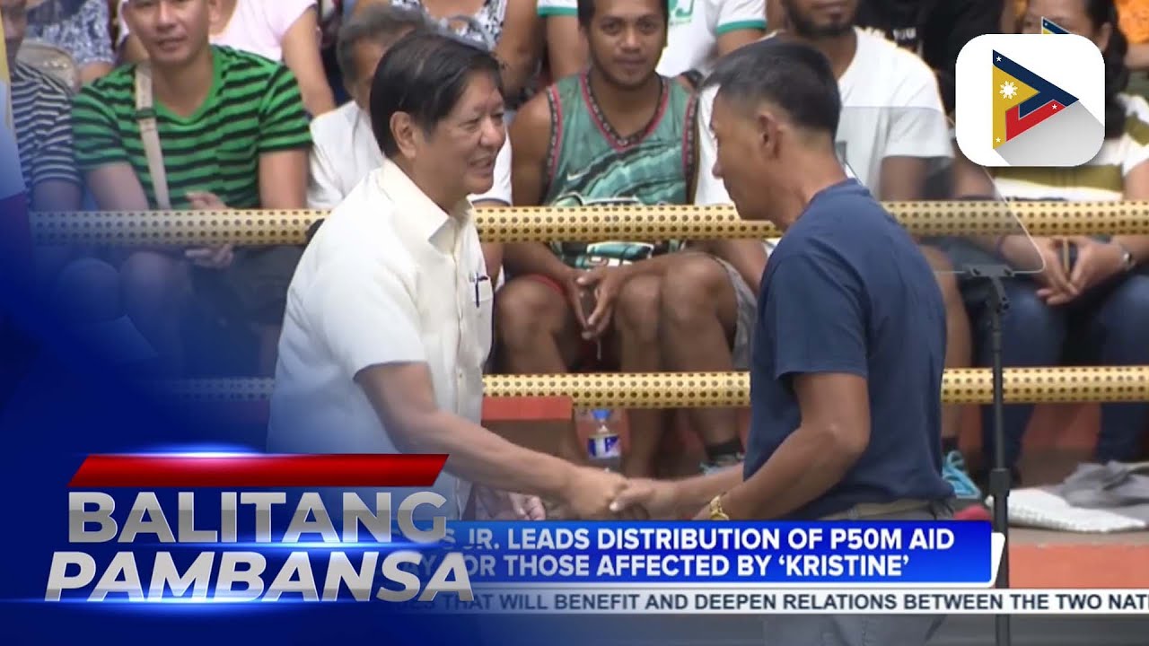PBBM leads distribution of P50-M aid to Albay for those affected by ...