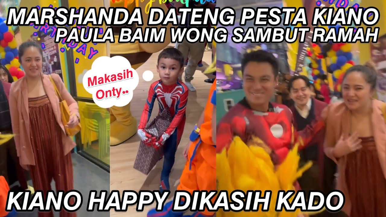 MARSHANDA DATENG KE PESTA KIANO.. PAPAWONG SAMBUT HANGAT RAMAH.. KIANO ...