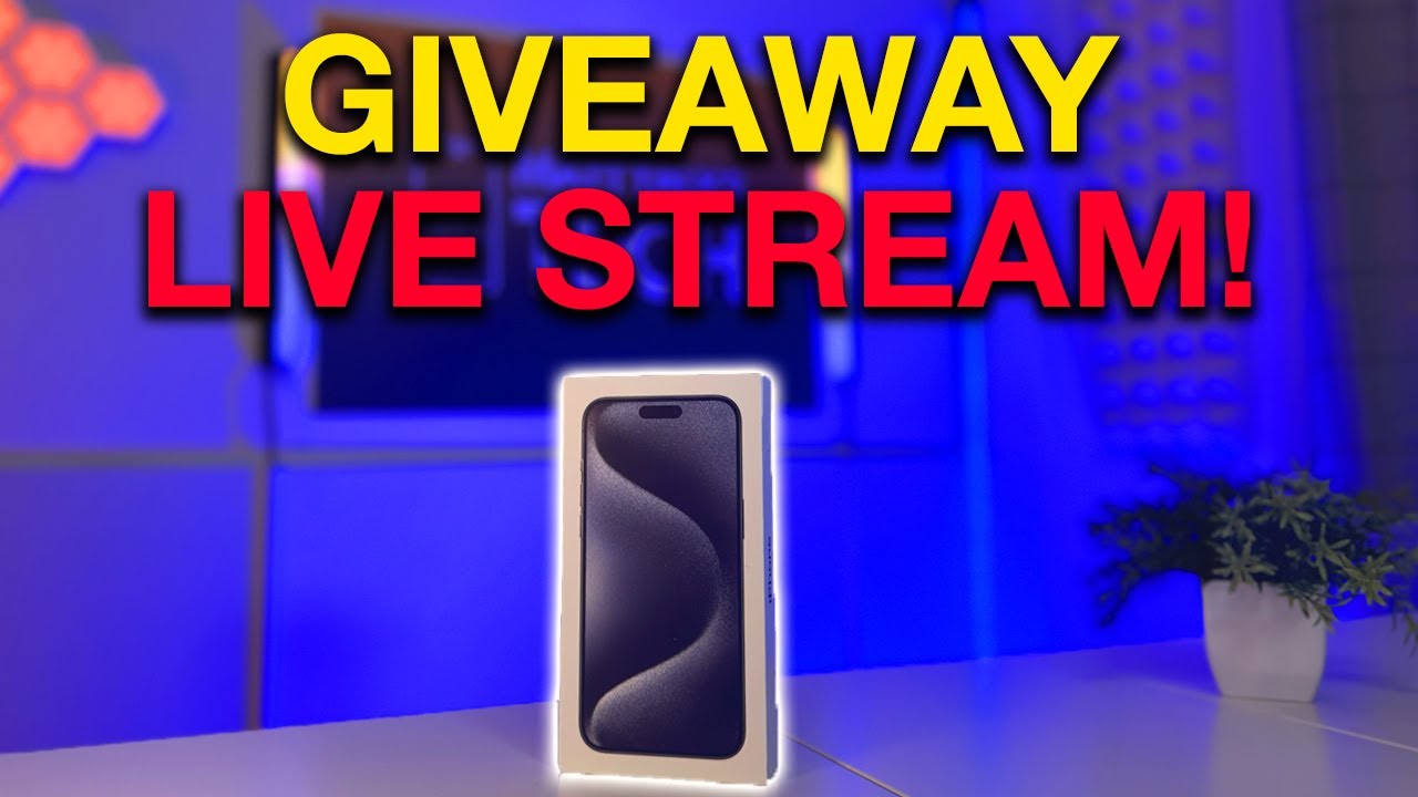 Matt Talks Tech GIVEAWAY LIVE STREAM iPhone 15 Pro Max! - YouTube