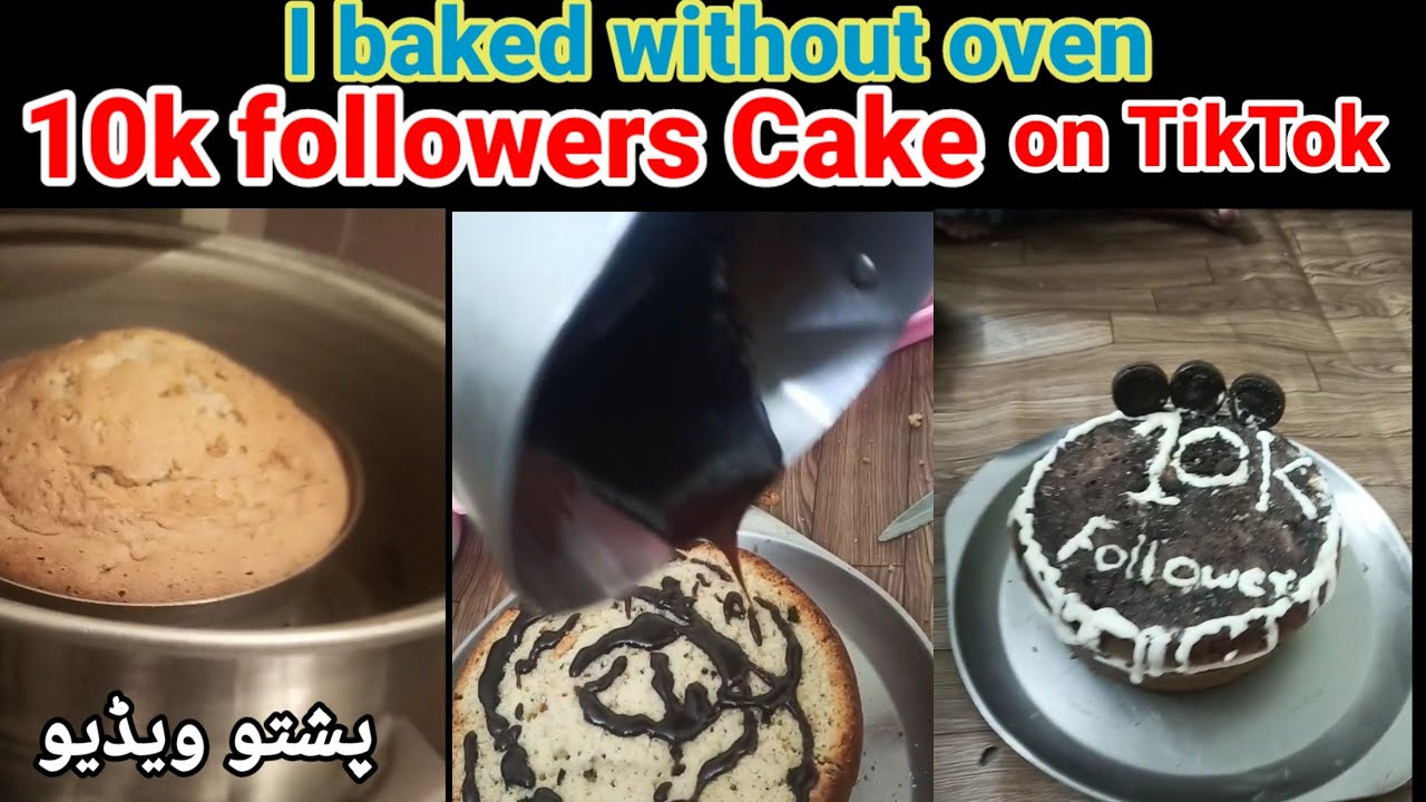 10k followers celebration 🎉|without oven cake recipe - YouTube