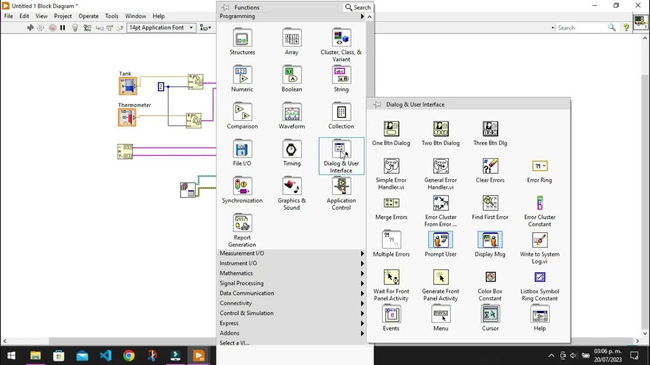 Generar reportes en Labview guardando datos en excel - YouTube