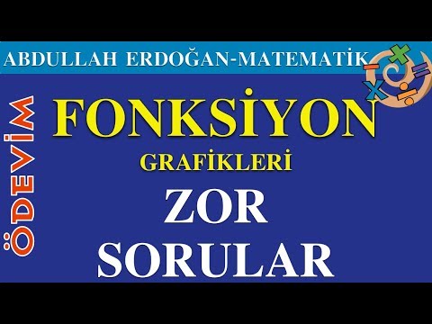 Fonksiyon Grafikleri ZOR SORULAR - Abdullah Erdoğan online classes