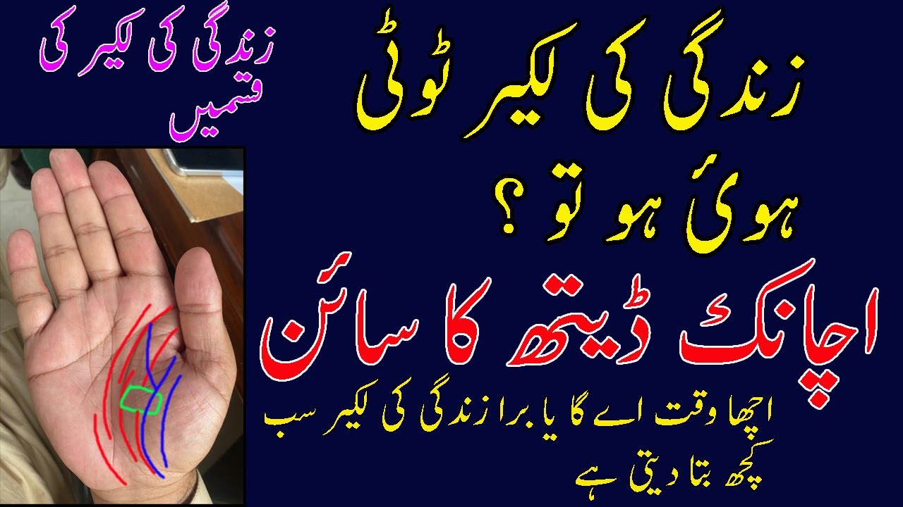 LIFE LINE _ TYPES OF LIFE LINE _ SUDDEN DEATH SIGN _ WHEN LIFE LINE ...