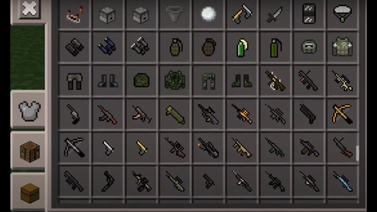 Comment avoir des armes sur minecraft - YouTube