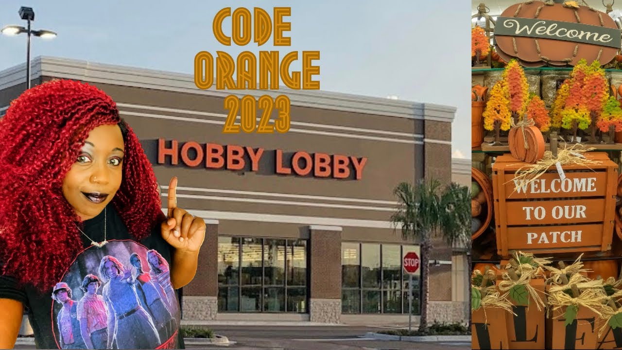 "CODE ORANGE" SNEAK PEAK 2023 FALL SELECTION AT HOBBY LOBBY & AT HOME ...