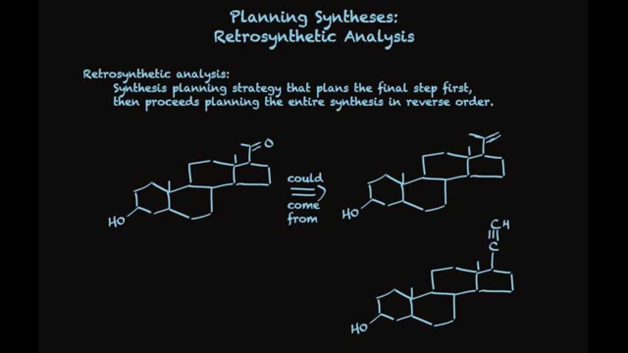 Retrosynthetic Analysis for Planning Organic Synthesis - YouTube